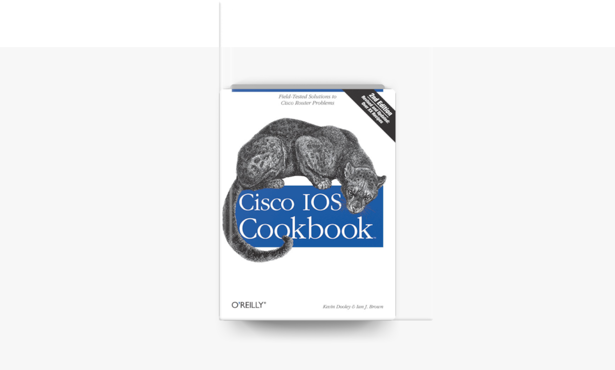 ‎Cisco IOS Cookbook by Kevin Dooley & Ian Brown on Apple Books