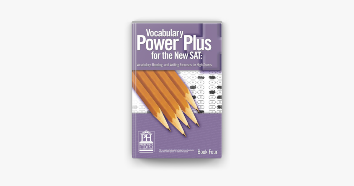 ‎Vocabulary Power Plus for the New SAT - Book Four by Daniel A. Reed on ...