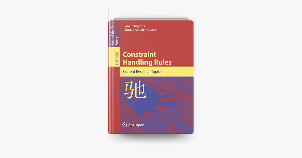 constraint Handling Rules En Apple Books