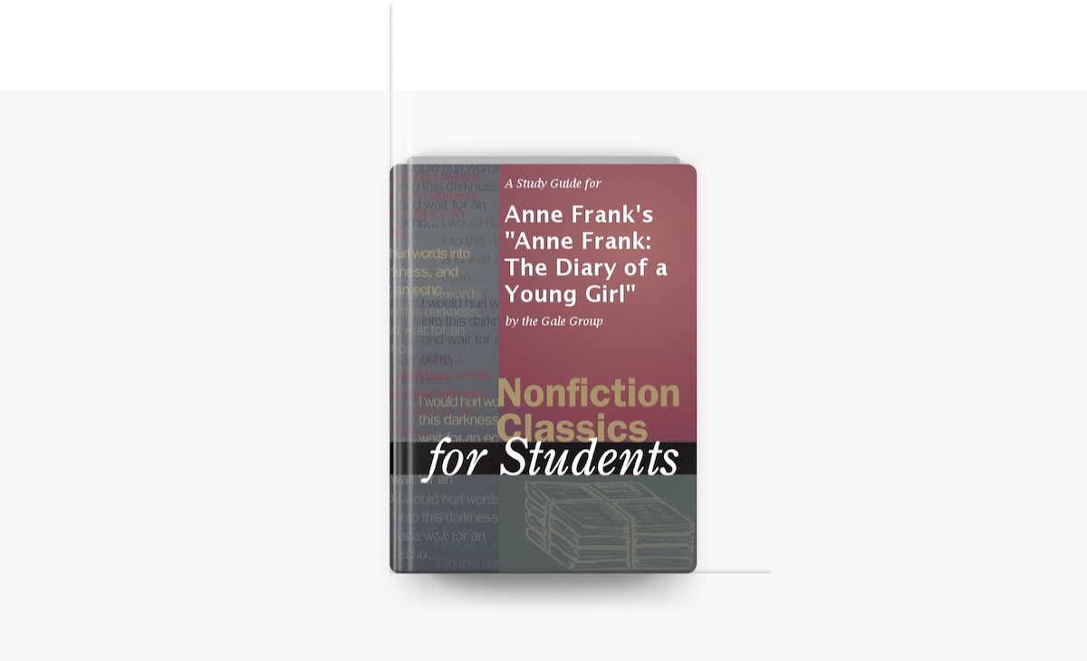 ‎A Study Guide for Anne Frank's "Anne Frank: The Diary of a Young Girl ...
