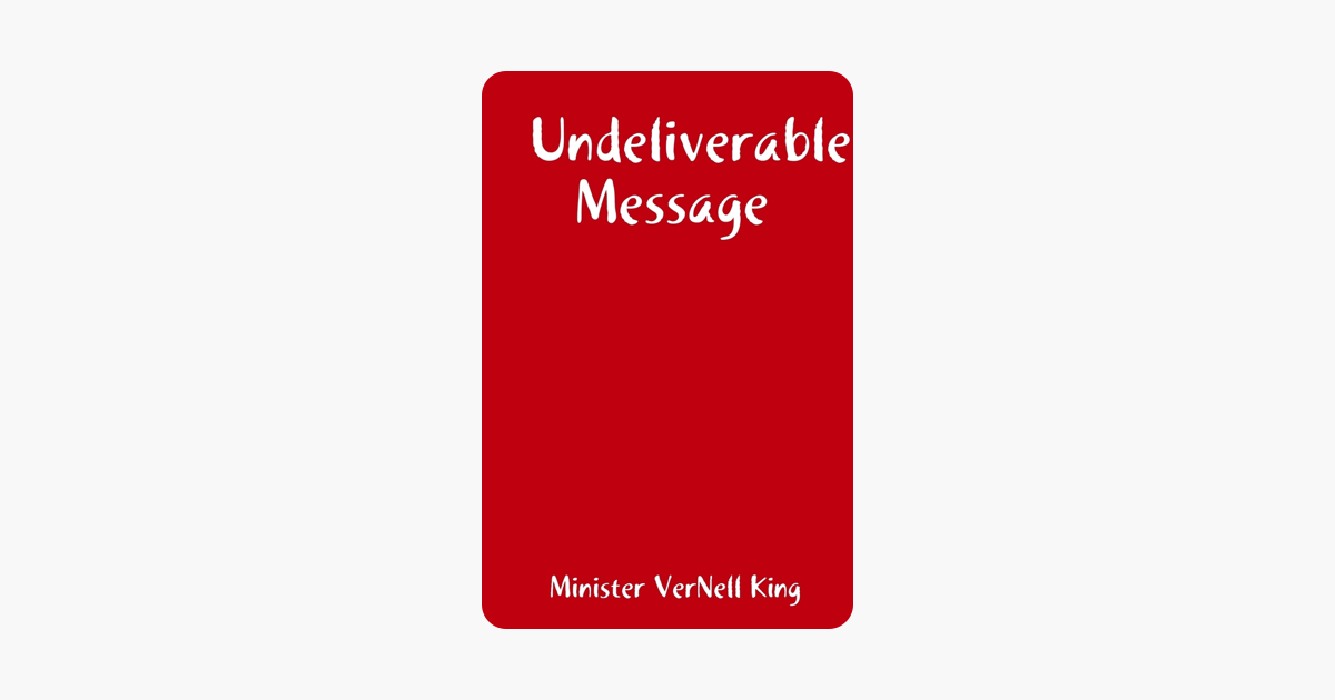 ‎Undeliverable Message on Apple Books