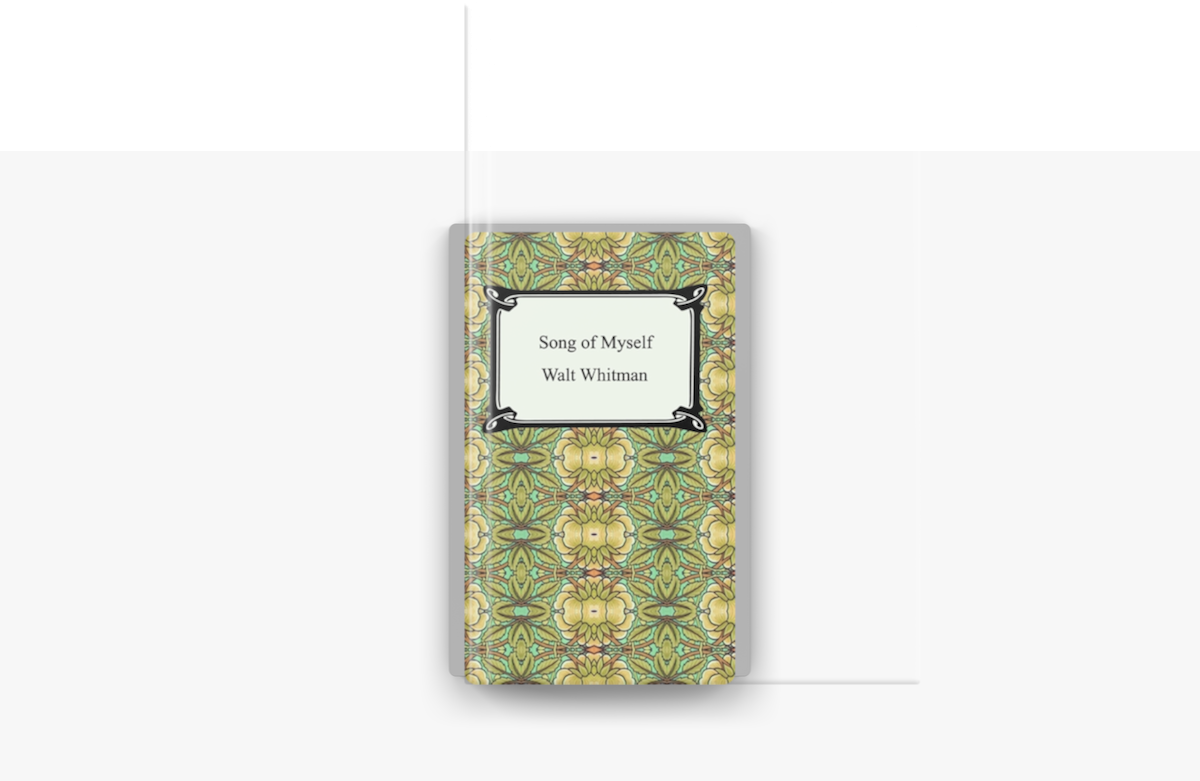  Song Of Myself En Apple Books