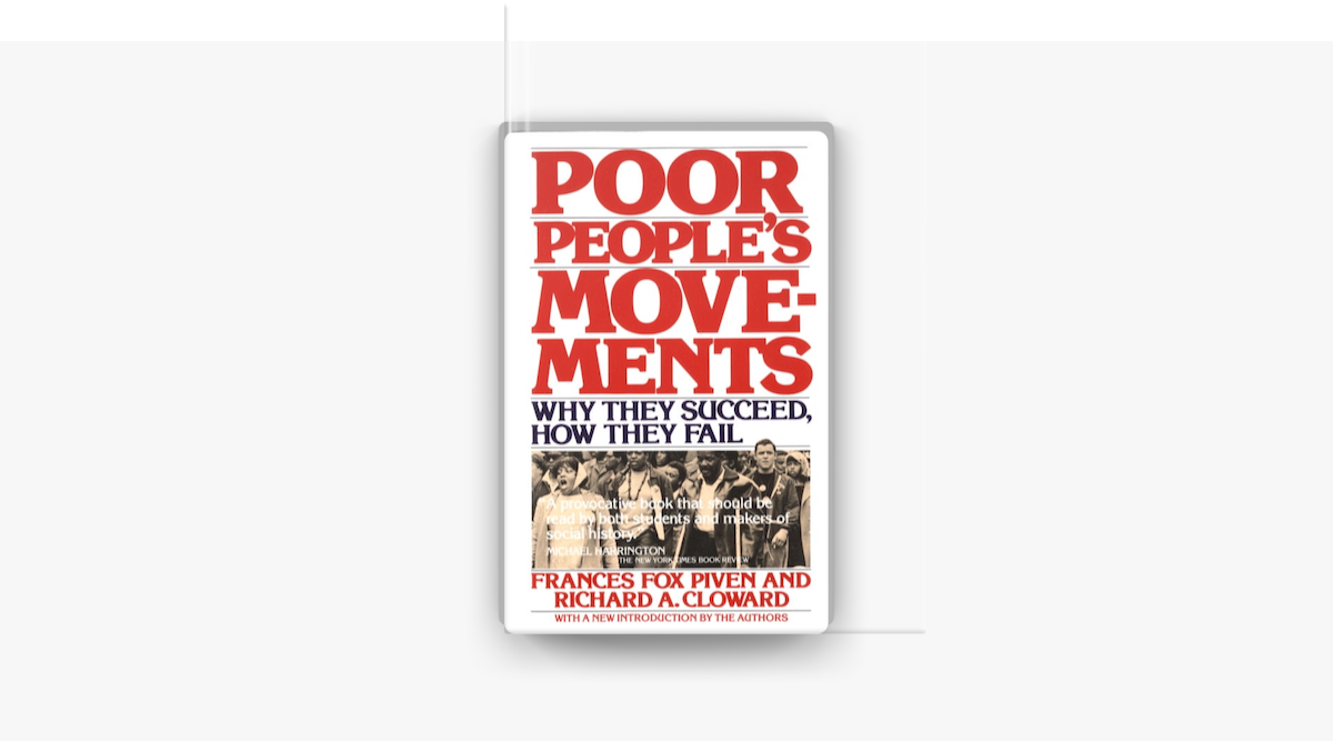 ‎Poor People's Movements by Frances Fox Piven & Richard Cloward on ...