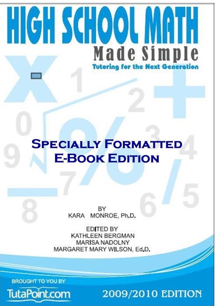 High School Math Made Simple By Kara Monroe Ph D Kathleen Bergman 