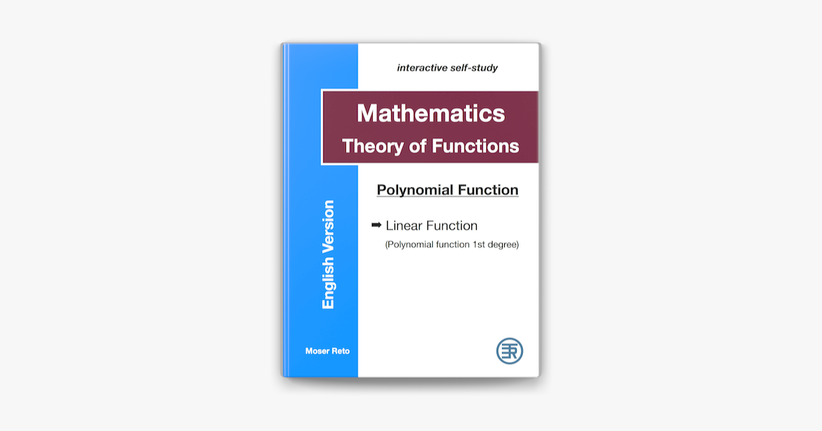 mathematics Linear Function On Apple Books