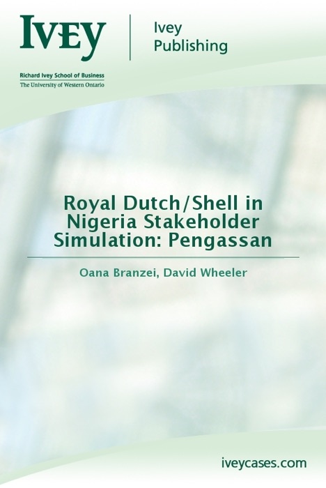 (Download) "Royal Dutch/Shell in Nigeria Stakeholder Simulation ...