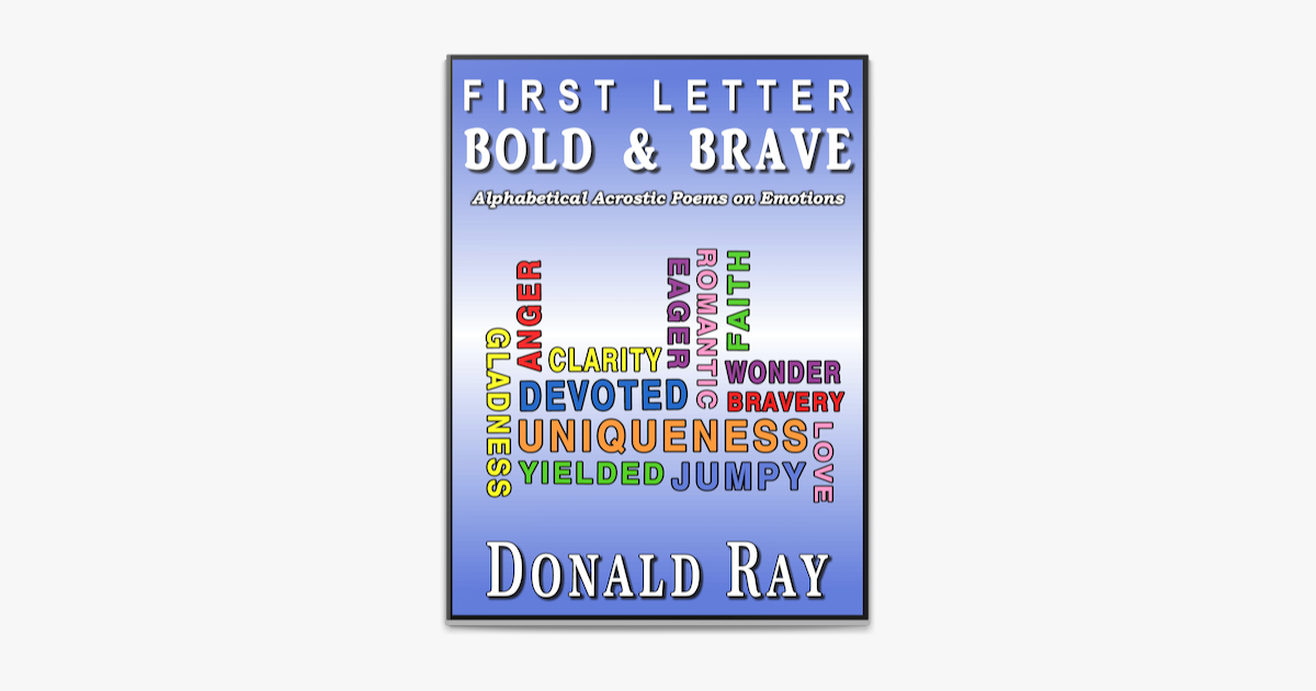 ‎First Letter Bold & Brave (Alphabetic Acrostic Poems on Emotions) on ...