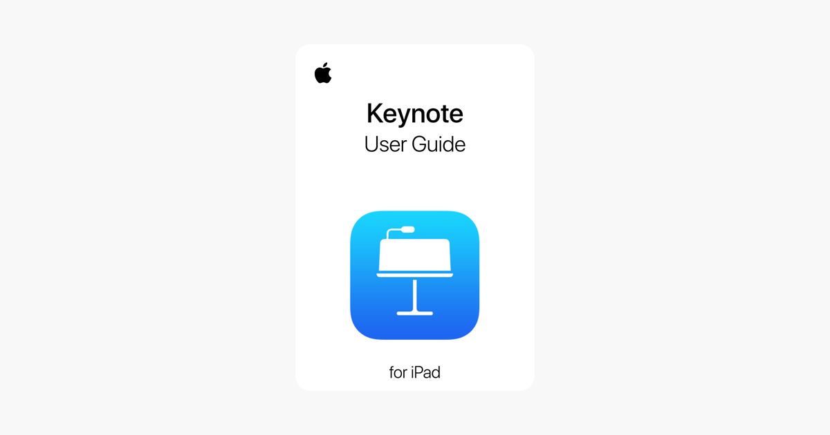 ‎Keynote User Guide for iPad on Apple Books