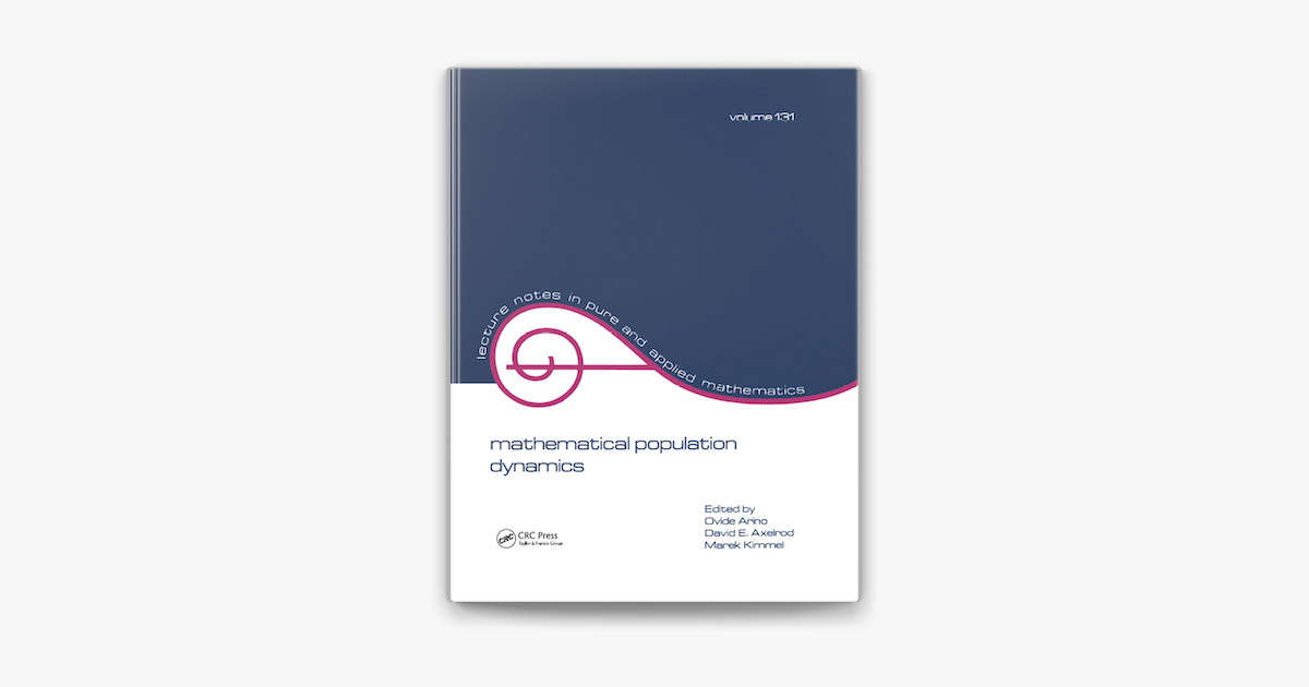 mathematical Population Dynamics On Apple Books