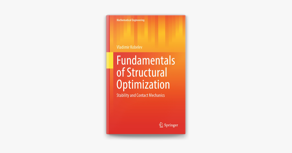 fundamentals Of Structural Optimization On Apple Books