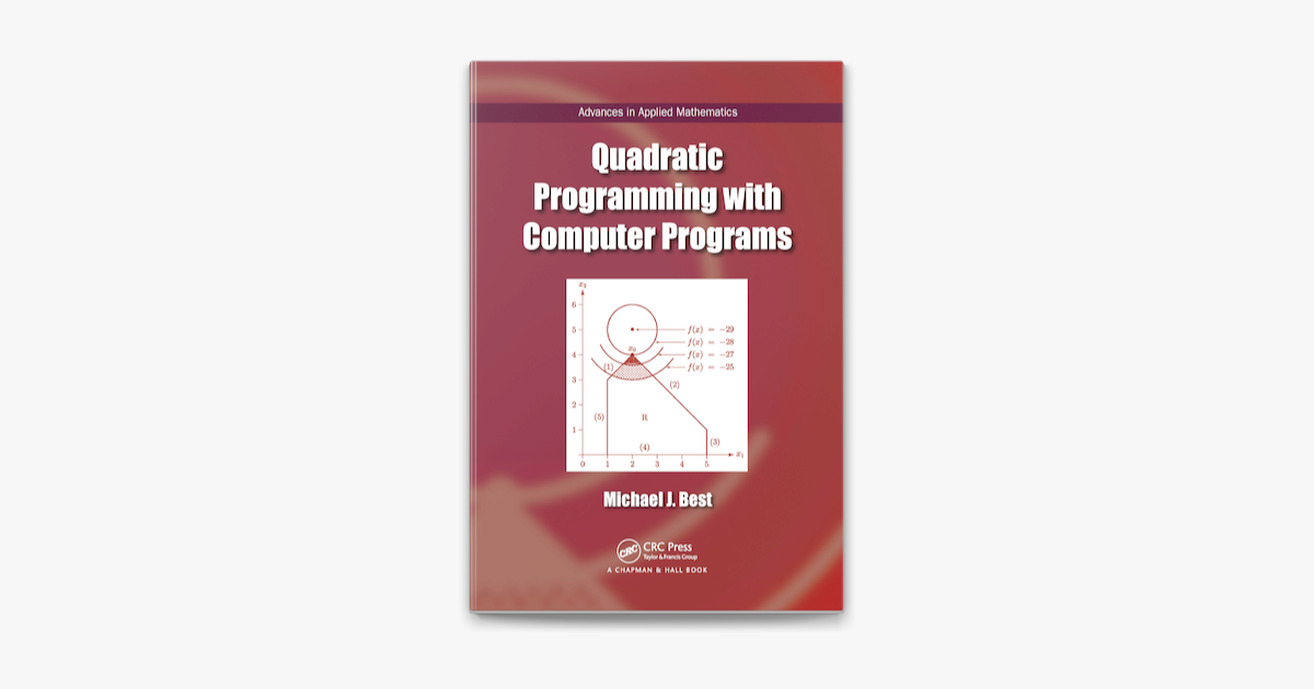 quadratic Programming With Computer Programs Em Apple Books