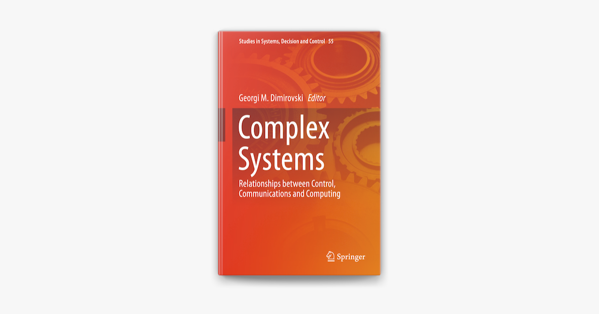 ‎Complex Systems by Georgi M. Dimirovski on Apple Books