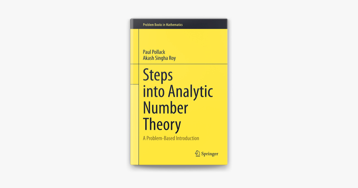 steps Into Analytic Number Theory By Paul Pollack And Akash Singha Roy Ebook Apple Books