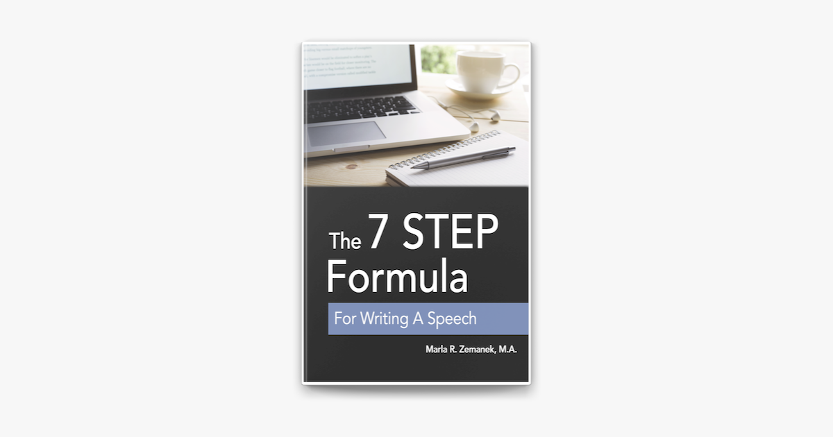 ‎The 7 Step Formula For Writing A Speech by Marla Zemanek on Apple Books