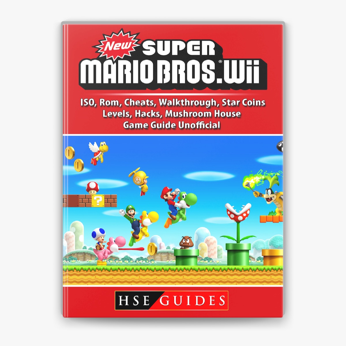 New Super Mario Bros Wii ISO Rom Cheats Walkthrough Star Coins Levels Hacks Mushroom House Game Guide Unofficial