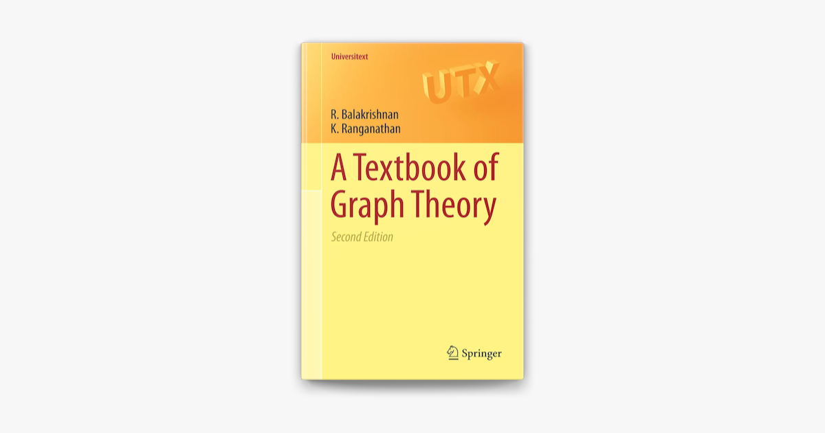 ‎A Textbook of Graph Theory de R. Balakrishnan & K. Ranganathan en ...