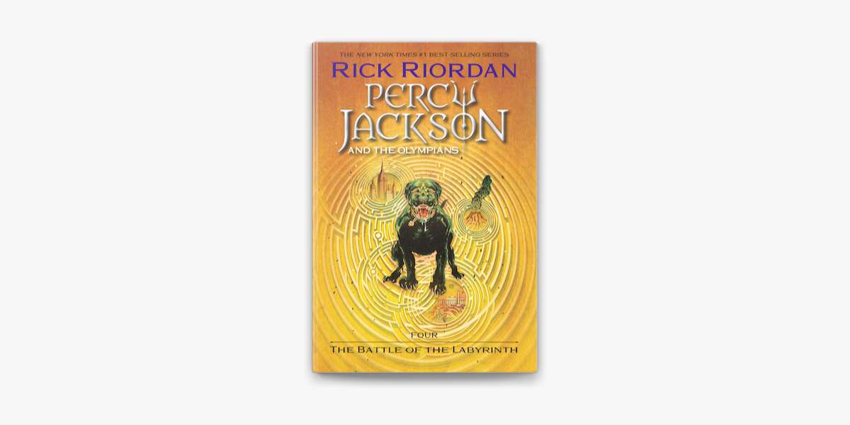 Percy Jackson Battle Of The Labyrinth Book Cover