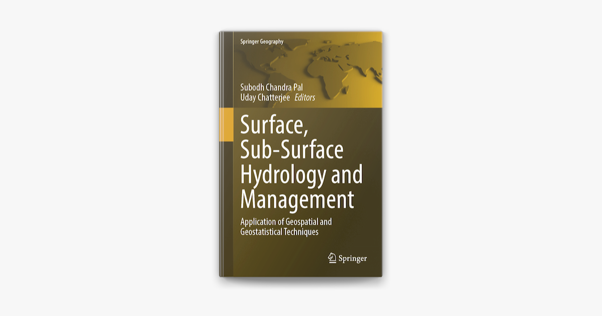 ‎Surface, Sub-Surface Hydrology and Management by Subodh Chandra Pal ...