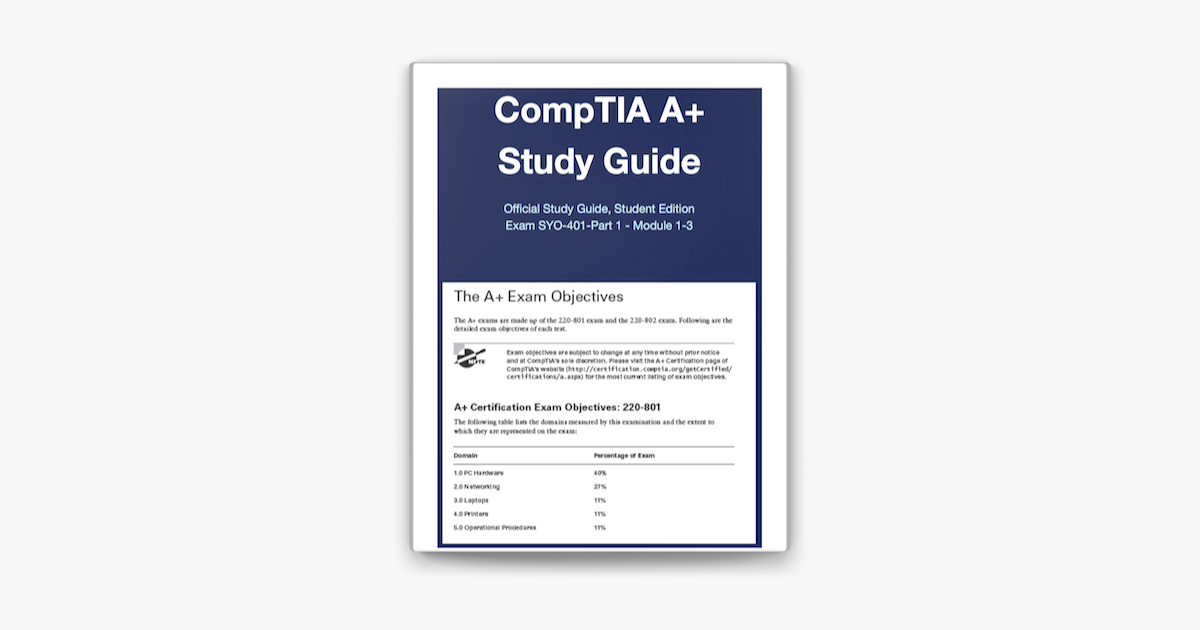 ‎CompTIA A+ Study Guide by Dr. Renee Harmon on Apple Books
