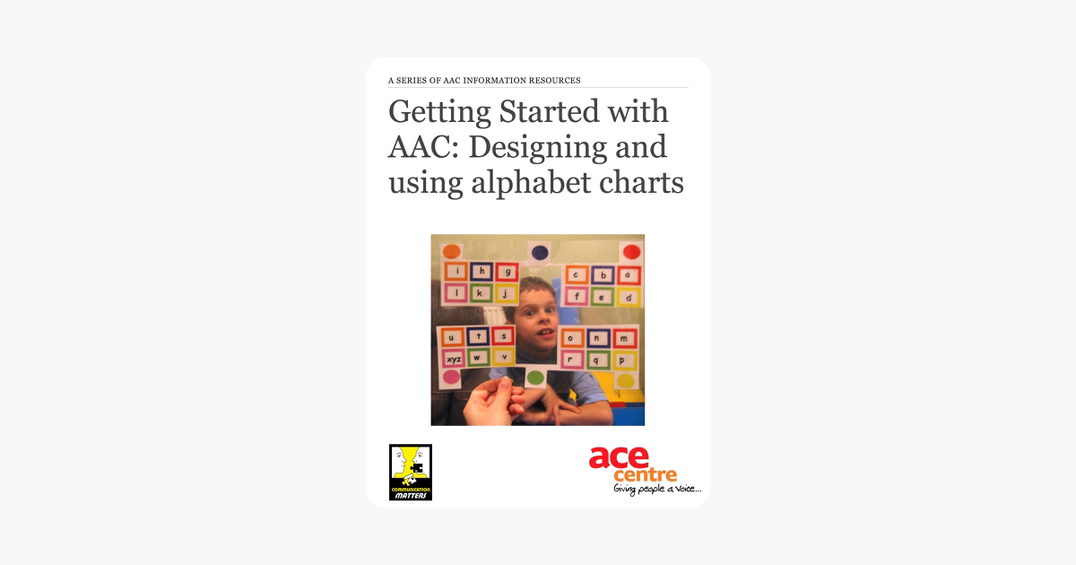 ‎Getting started with AAC: Designing and using alphabet charts on Apple ...