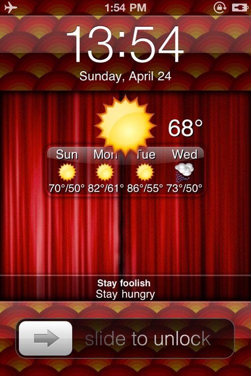 Weather Lock Screen Free by Splash Gene