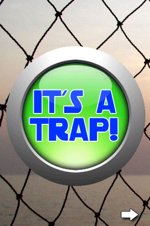 It's A Trap Button by Fox Dragon Design