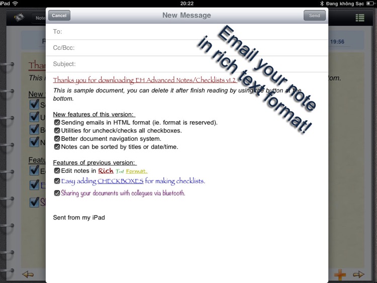 EH Advanced Note - CheckList v1.6 by Nguyen Vu Duc