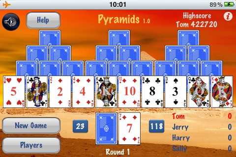 Tri Pyramids Solitaire by TwiCup