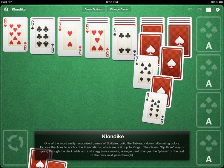 Mondo Top 5 Solitaire for iPad by Ambrosia Software, Inc.