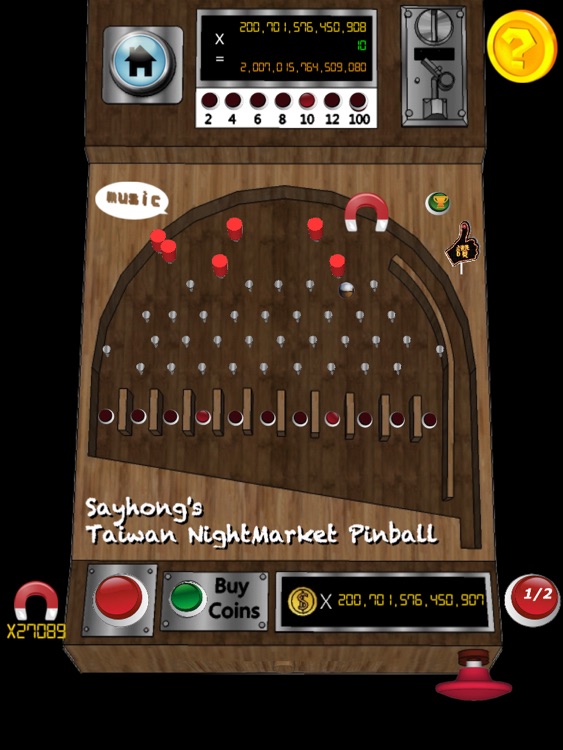 Taiwan Music NightMarket Pinball HD by sayhong