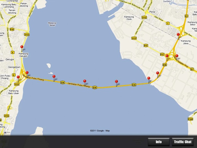 Penang Bridge Traffic by Hung Hing Wong
