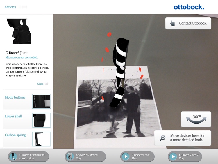 C-Brace Ottobock Augmented Reality by Otto Bock HealthCare GmbH C-Brace Ottobock Augmented Reality by Otto Bock HealthCare GmbH