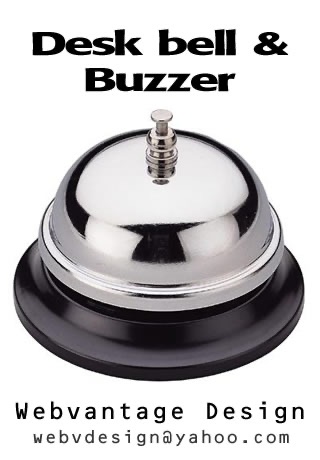 Desk Bell & Buzzer by Webvantage Design