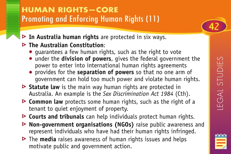 Excel HSC Legal Studies Quick Study by Pascal Press