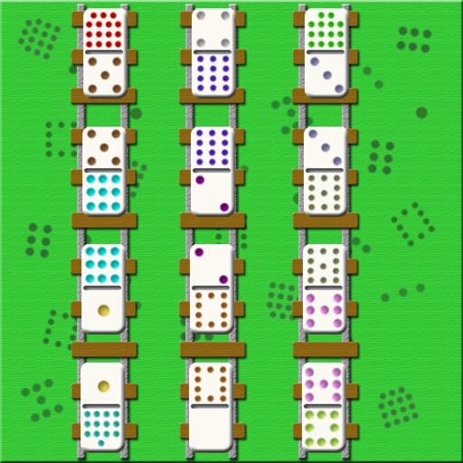 Domino Train by Steven Melzer