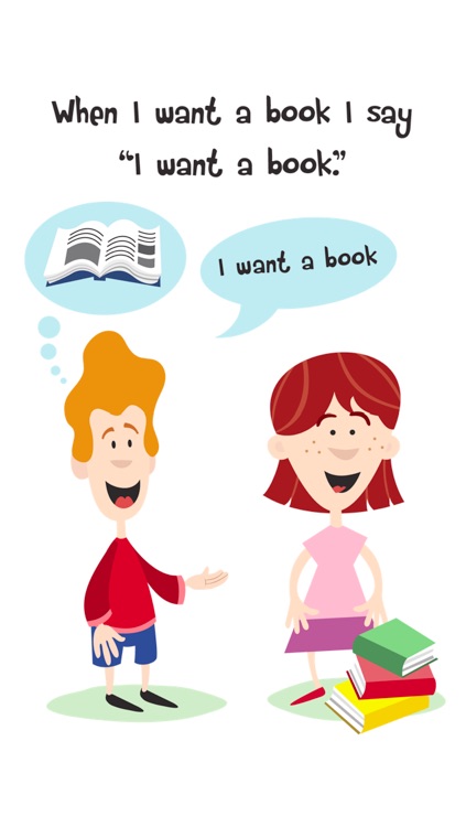 Using My Words to Ask For What I Want Social Story by Touch Autism