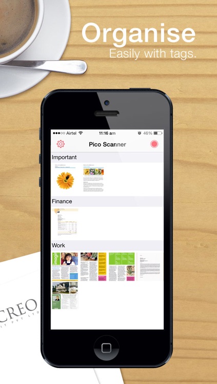Pico Scanner – Scan, organize, and share documents as a PDF by Creo
