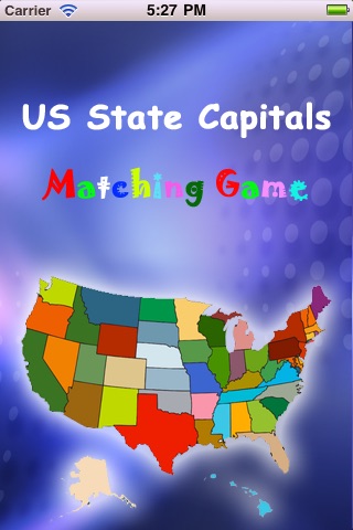 US State Capitals Matching Game by Homeworkhelp.com