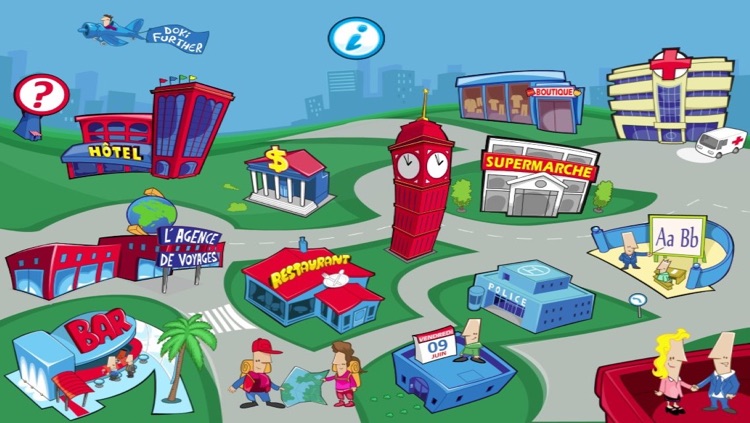 Learn Basic French with Doki for the iPhone by Eazyspeak