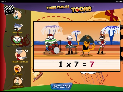 Times Table Toons - AppRecs
