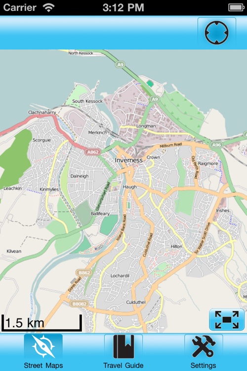 Inverness Street Map Offline by OnDemandWorld