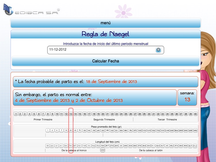 Calculadora de ovulación y fecha probable de parto edibca by Ediciones ...