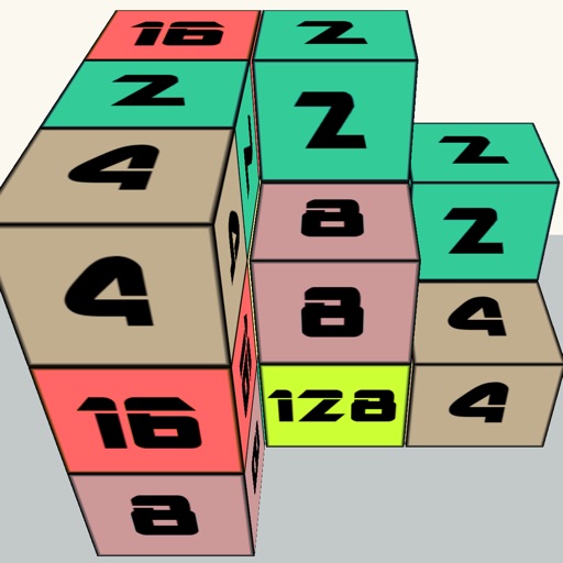 Rubik's 2048 - 2048 3D version by Chuanli Gan