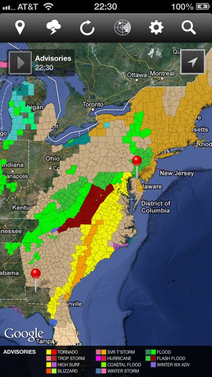 NOAA Wx Map Pro by Christopher Coudriet