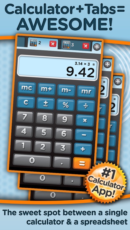 Ace Calculator | Tab Based Calculator by Tiny Mobile Inc.