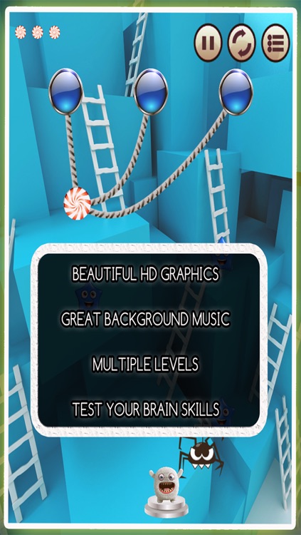 Rope Candy Monster PRO - cut the line to drop candy for the monster by ...