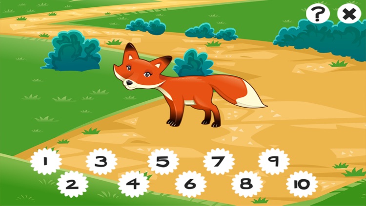Forest counting game for children: Learn to count the numbers 1-10 with ...