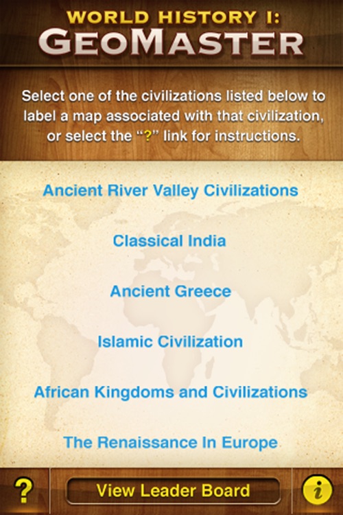 World History I GeoMaster by WHRO