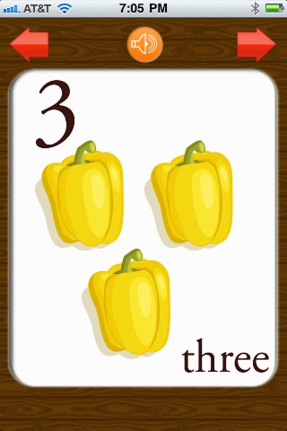 Number Flashcards 1-10 - Fruits & Vegetables! by Rantek Inc.