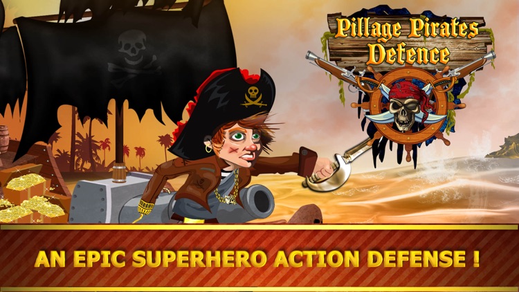 Pillage Pirates Defence: Pirate Ship Battle of Paradise Treasure ...